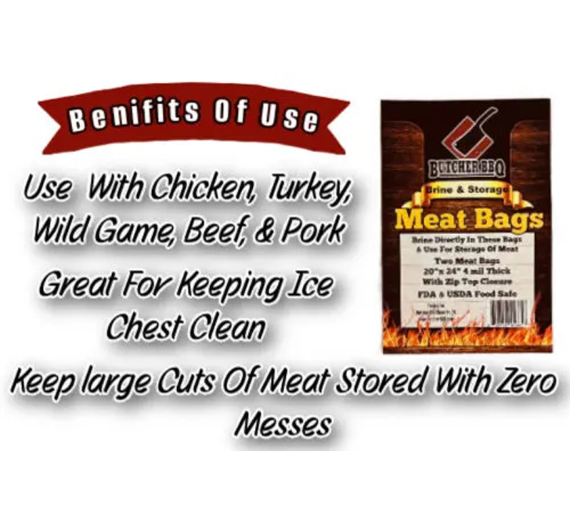 Turkey Brine Bags Storage – Heavy-Duty XXL Meat Bags